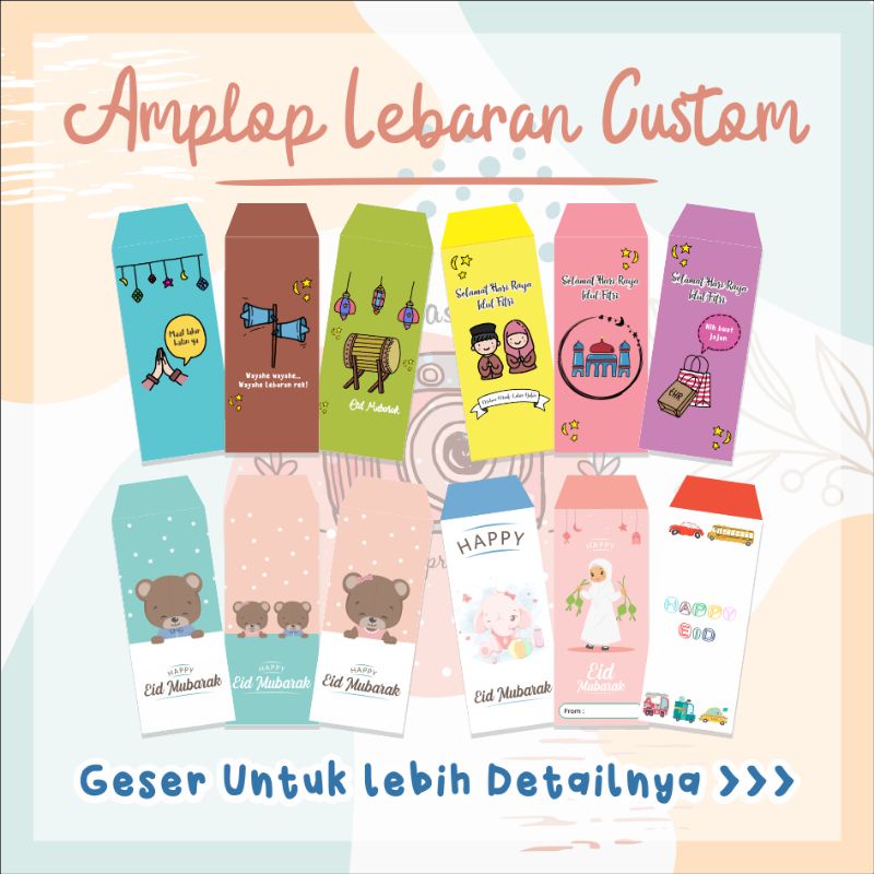 Jual Amplop Lebaran 2025 / Amplop Lebaran 1446H / Amplop Custom / Amplop / Amplop Lebaran Custom ...