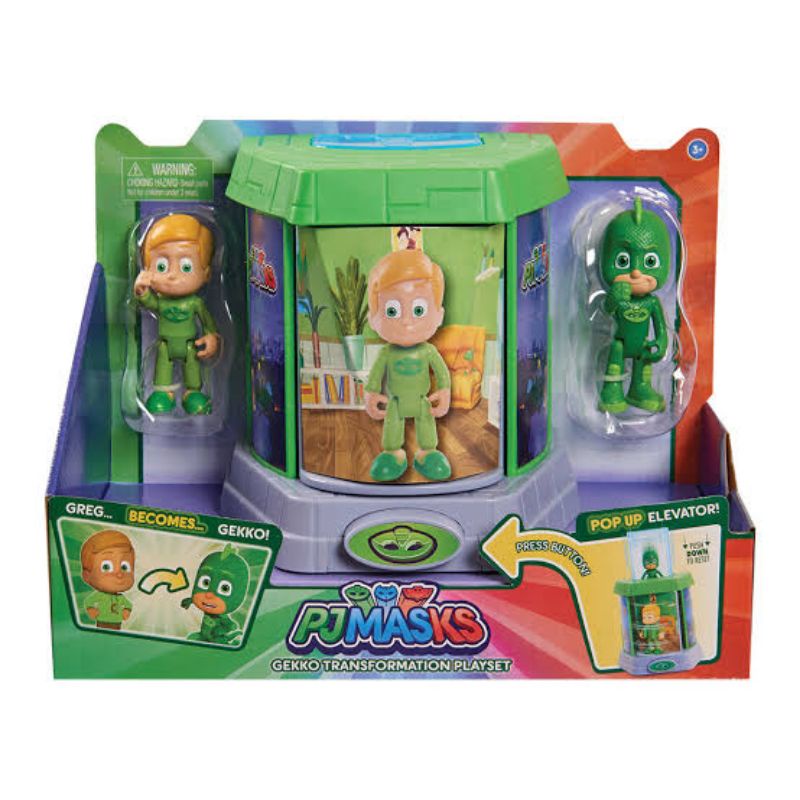 Jual PJ MASK TRANSFORMATION PLAYSET GEKKO GREG PJ MASKS GREEN HIJAU ...