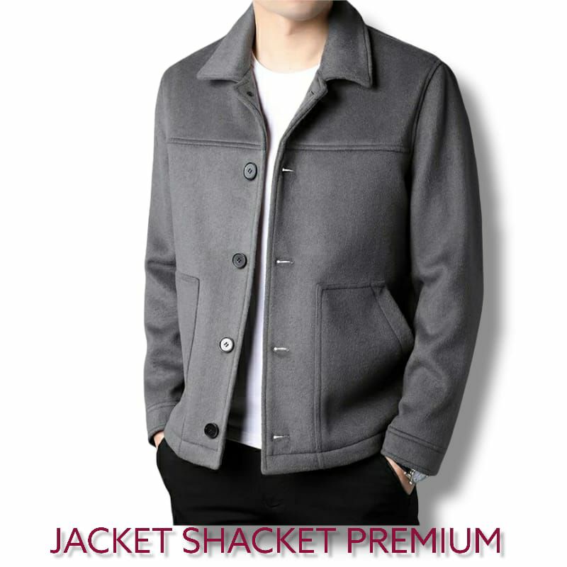 Jual JAKET SHACKET PRIA / JAKET SEMI KEMEJA / JAKET KANCING POCKET ...