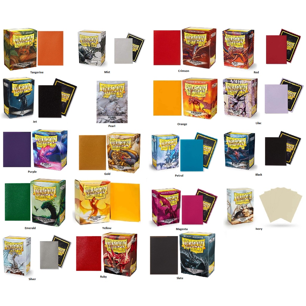 Jual Dragon Shield Matte 100 Card Sleeve Matte Color 1 | Shopee Indonesia