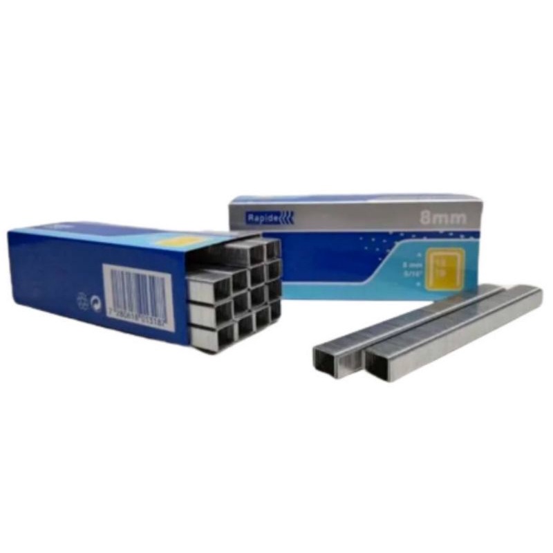 Jual Isi / Refil Staples / Stapler / Steples / Stepler Rapide 8 Mm (Box ...