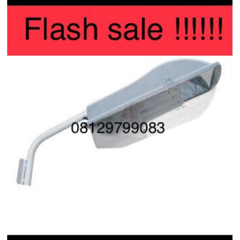 Jual Kap lampu jalan pju waterproof led outdoor fiting fitting e27 + tiang | Shopee Indonesia