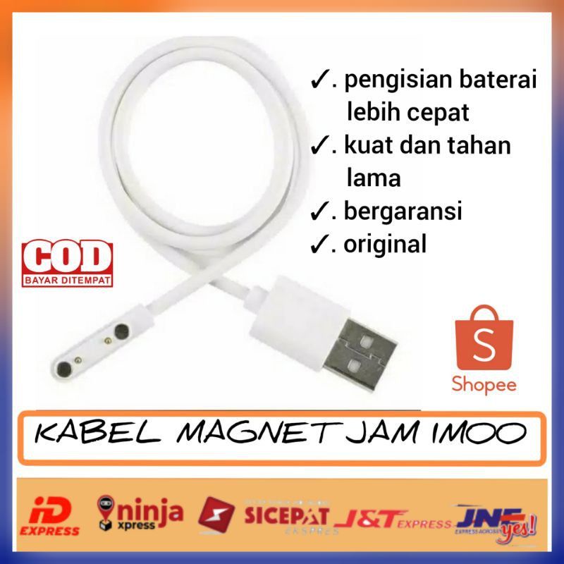 Jual Kabel CHARGER SMARTWATCH MAGNET Jam IMOO kabel data WATCH PHONE ...