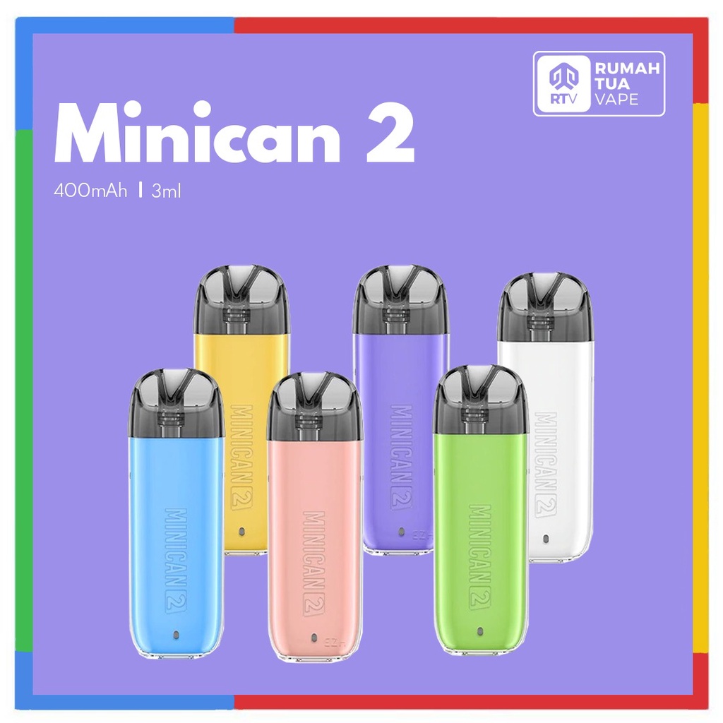 Jual MINICAN 2 400MAH POD KIT BY ASPIRE | Shopee Indonesia