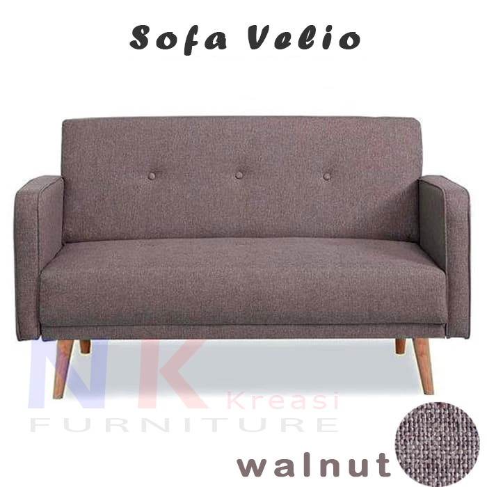 Jual Velio sofa 2 seater scandinavian, sofa kursi minimalis, sofa ...