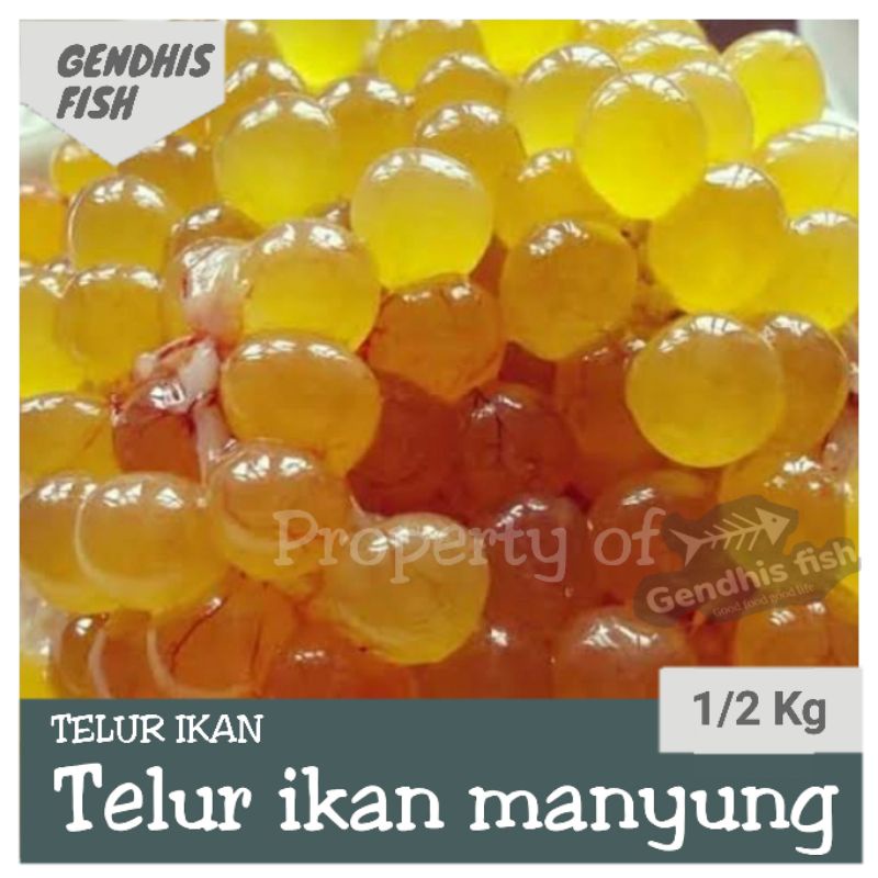 Jual Telur ikan manyung kemasan 500 gram | Shopee Indonesia