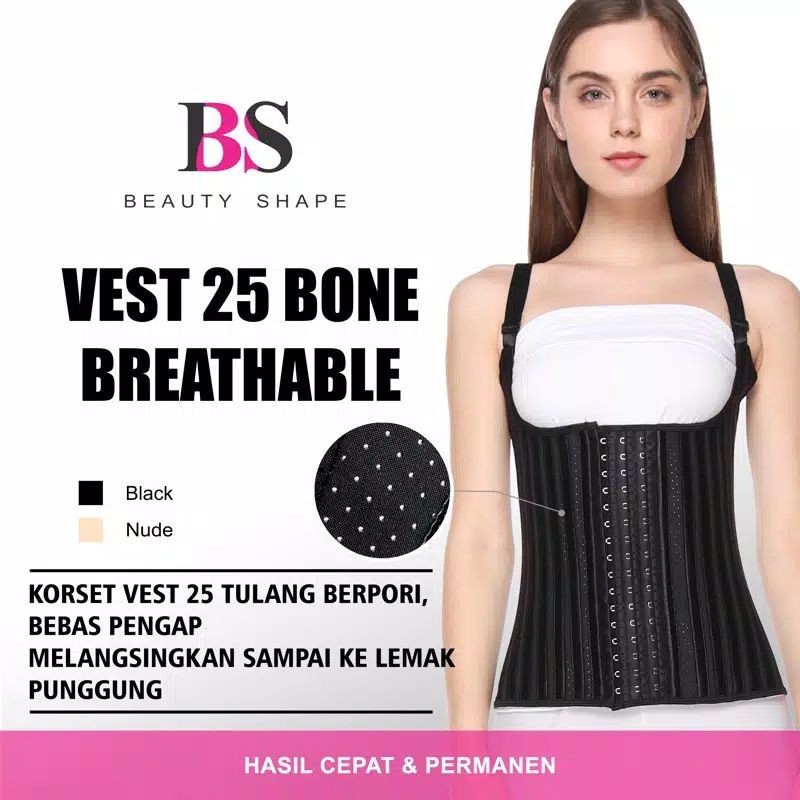 Jual Vest 25 Bone Breathable / Korset Vest 25 Tulang Breathable ...