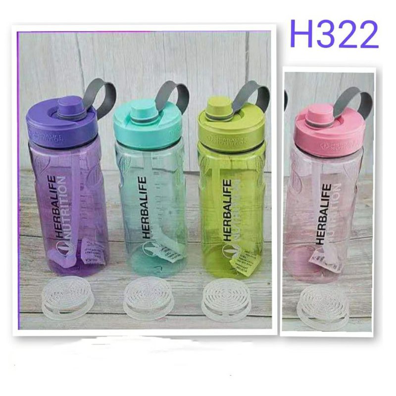 Jual Botol Minum herbal-life 1liter - Botol Sport sedotan H322 | Shopee Indonesia