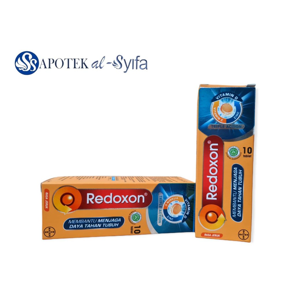 Jual Redoxon ZInc isi 10 tablet/ Redoxon Fortumin isi 10 tablet ...