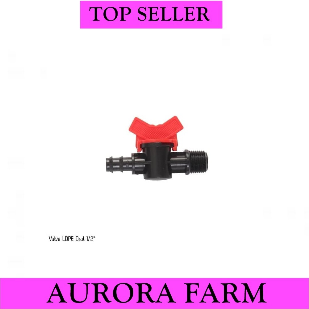 Jual Valve Offtake LDPE Drat 1/2 == Keran Selang LDPE 16 Mm | Shopee ...