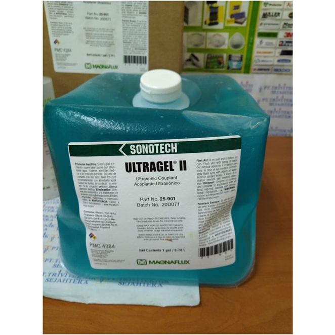 Jual couplant ultrasonic testing Sonotech Ultragel II Magnaflux ndt ...