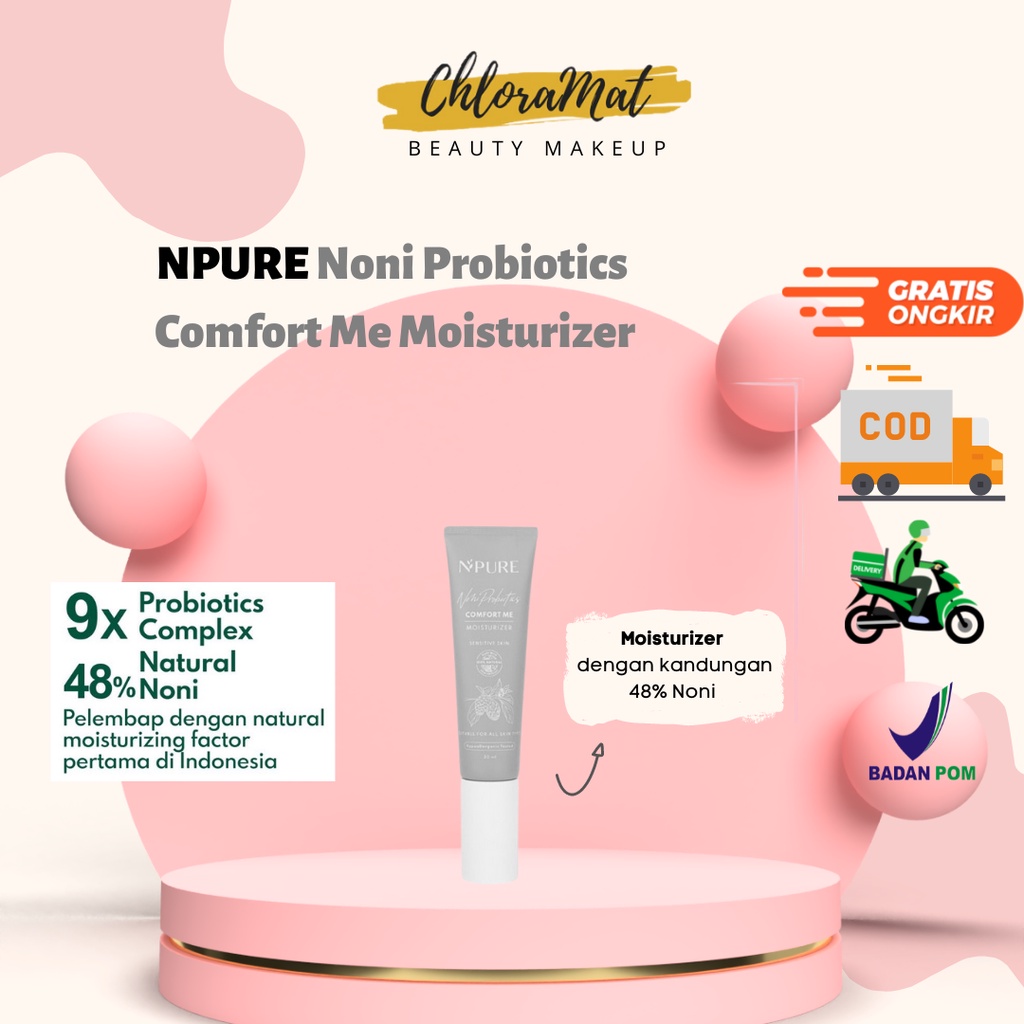 Jual NPURE NONI PROBIOTICS COMFORT ME MOISTURIZER | Shopee Indonesia