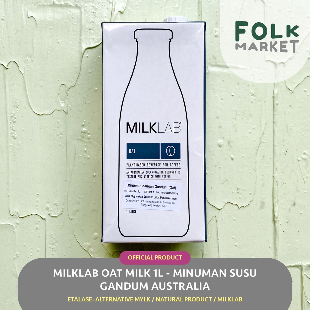 Jual MILKLAB Oat Milk 1L - Minuman Susu Gandum / Oatmilk Australia ...