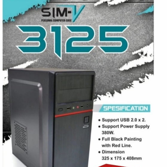 Jual Casing Simbadda Sim V-3125 + Psu 380 Watt | Shopee Indonesia