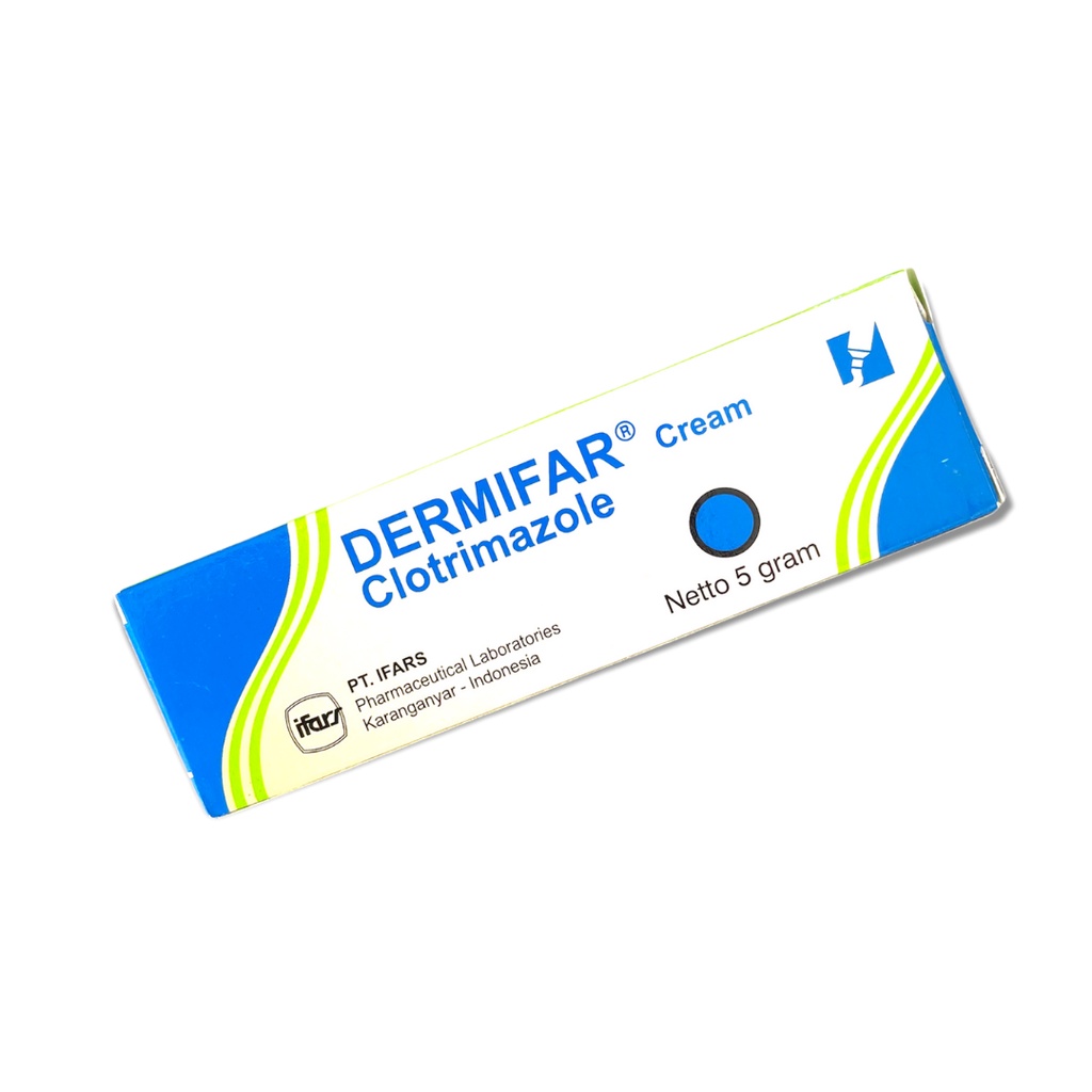 Jual Dermifar Clotrimazole Cream 5 gram - Salep Anti Jamur Fungi ...