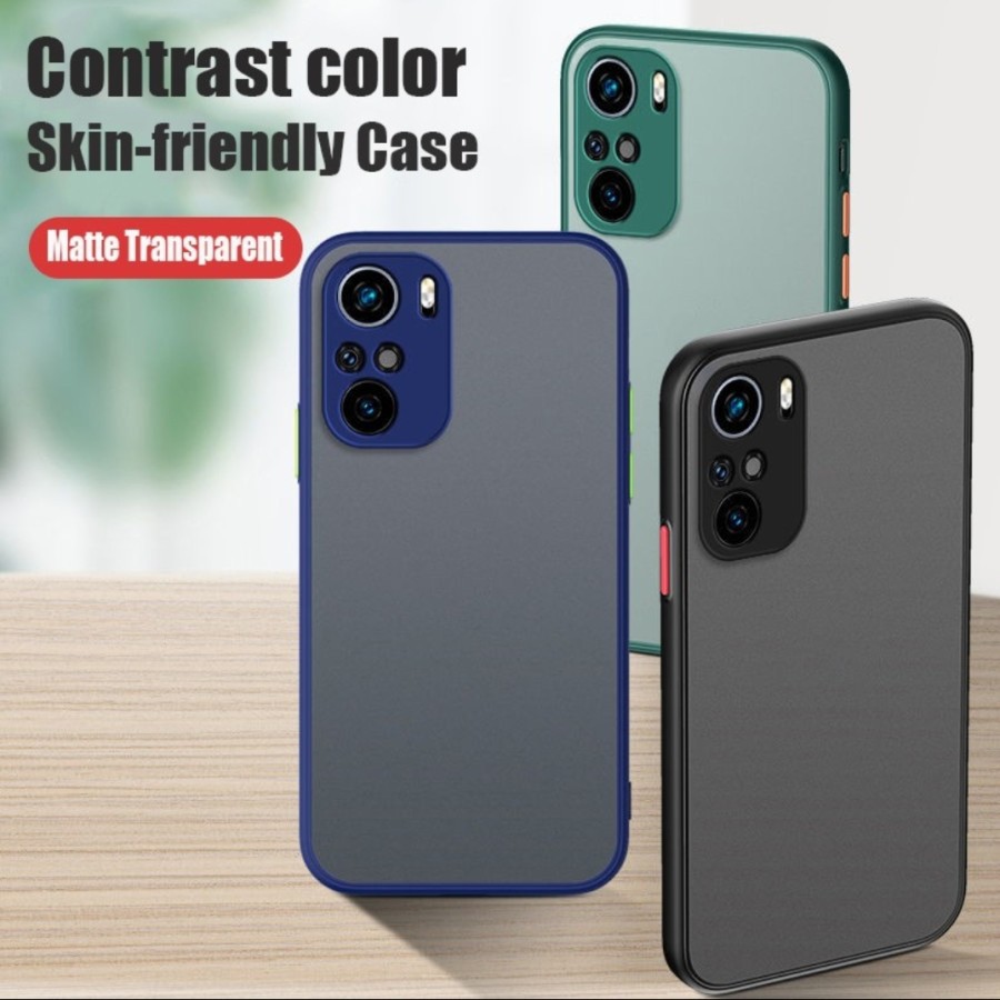 Jual Soft Case Poco F3 My Choice Aero Color Button Matte Frame | Shopee ...