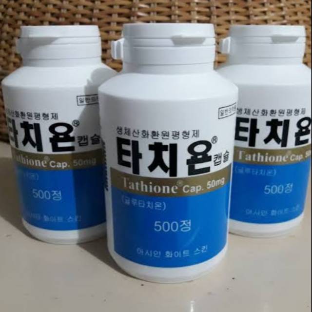 Jual Tathione Korea Kapsul isi 500 butir Original Asli | Shopee Indonesia