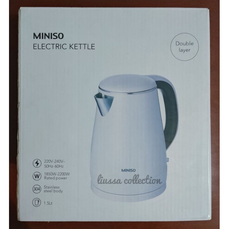 Jual Teko Listrik Miniso - Electric Kettle (1,5 L) | Shopee Indonesia