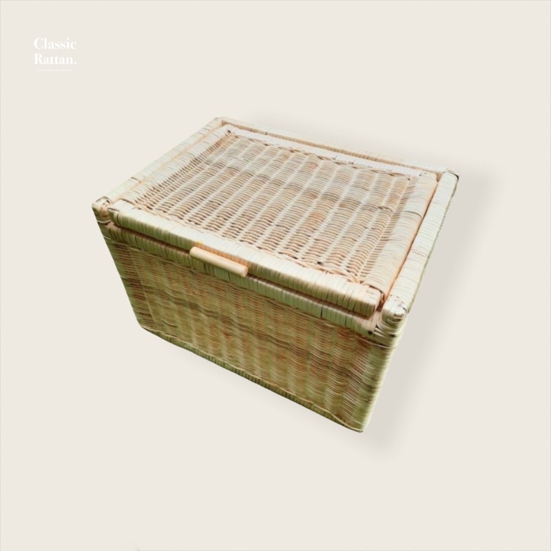 Jual Storage Box Rotan Besar / Box Penyimpanan Rotan Serbaguna / Kotak ...