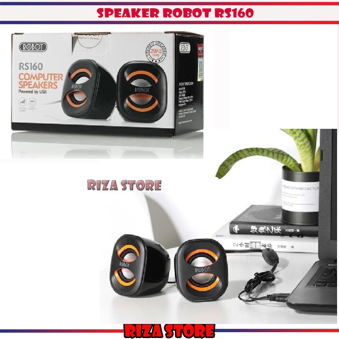 Jual SPEAKER PORTABLE MINI ROBOT RS160 KABEL - SPEAKER MUSIC PORTABLE ...