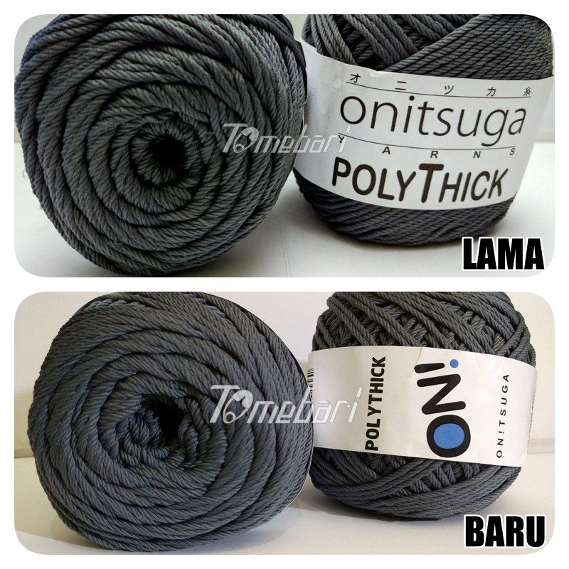 Jual BENANG RAJUT POLYTHICK ABU TUA /DARK GREY (PT- 7610 ) | Shopee ...
