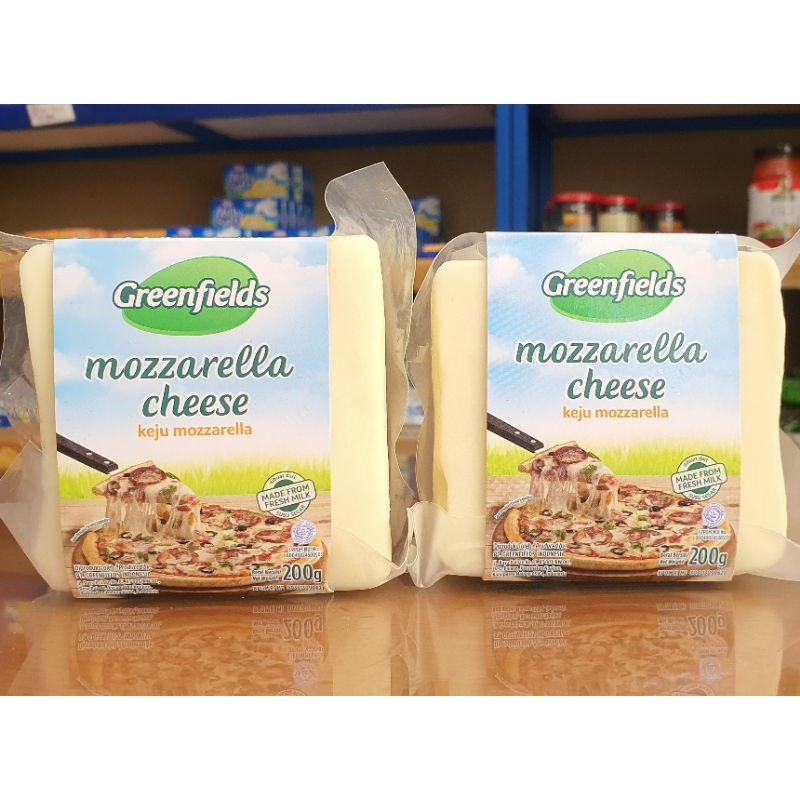Jual GreenField Mozarella Cheese 200Gr / Keju Mozarella | Shopee Indonesia