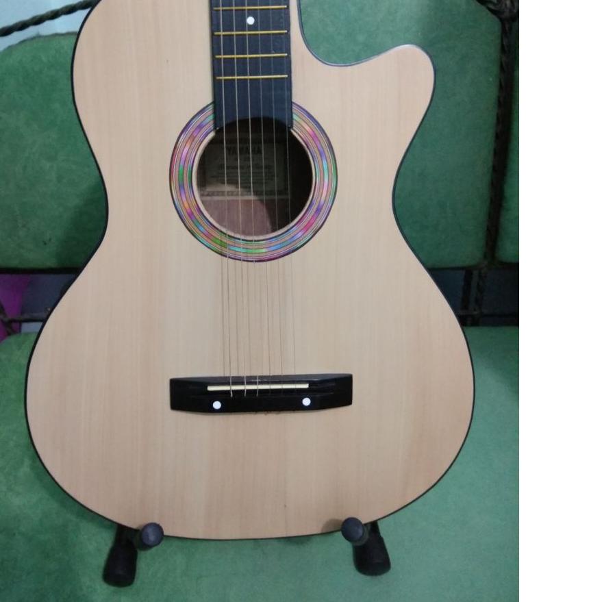 Jual Kekinian - Gitar Akustik Merk Yamaha Warna Natural Senar String ...