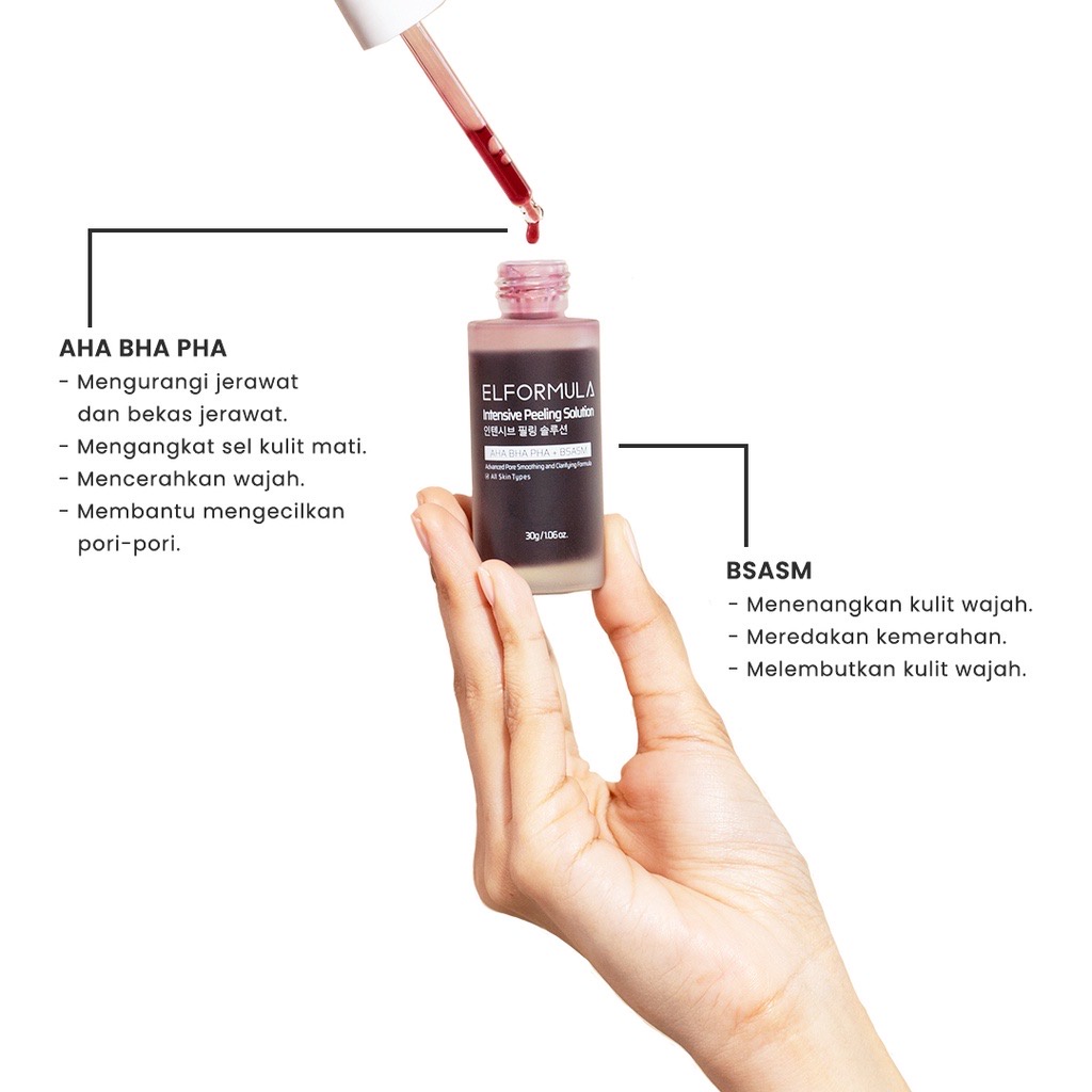 Jual ELFORMULA Peeling Solution AHA BHA PHA / Exfoliating (PILIH UKURAN ...