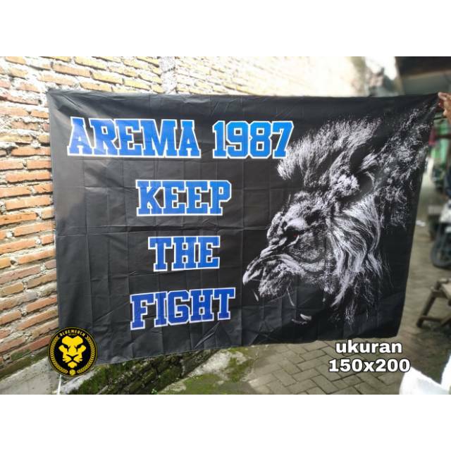 Jual Bendera arema keep the fight | Shopee Indonesia