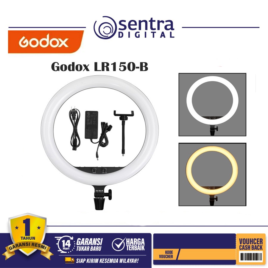Jual Godox LED Ring Light LR150-B | Shopee Indonesia