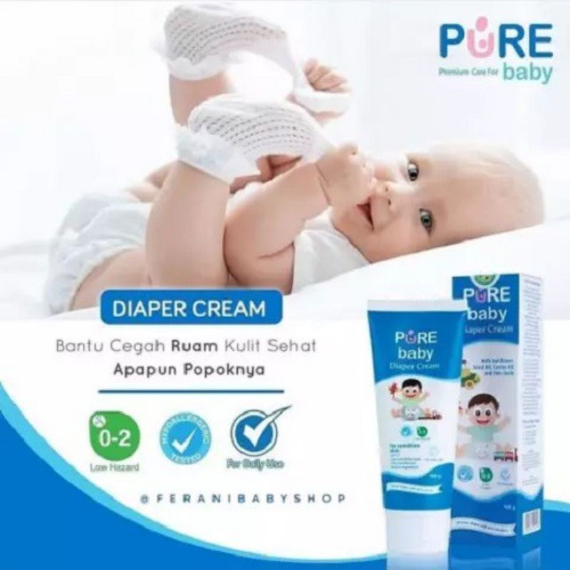 Jual PURE BABY DIAPER CREAM 100G | Shopee Indonesia