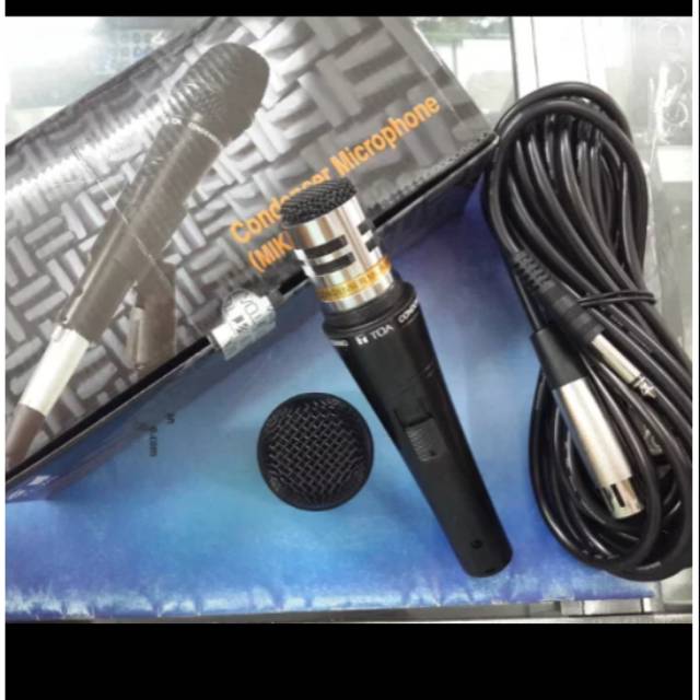 Jual Mic kabel toa zm-300 AS condensor original toa.suara jernih dan ...
