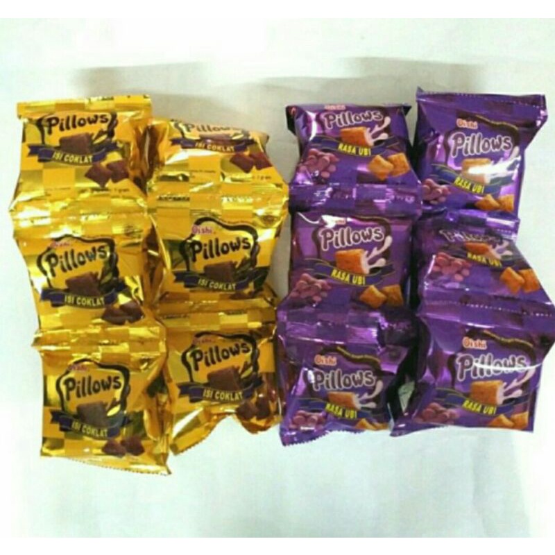 Jual Oishi PILLOWS renceng (isi 20) | Shopee Indonesia