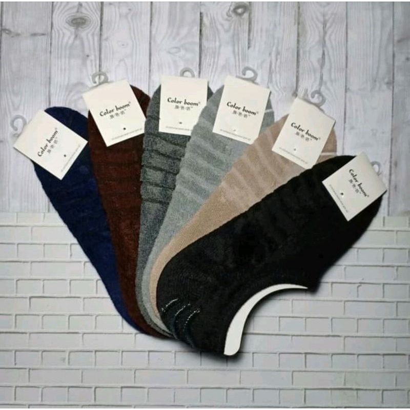 Jual ( KAOS KAKI HANDUK ) kaos kaki pendek tebal invisible kaos kaki serat bambu | Shopee Indonesia