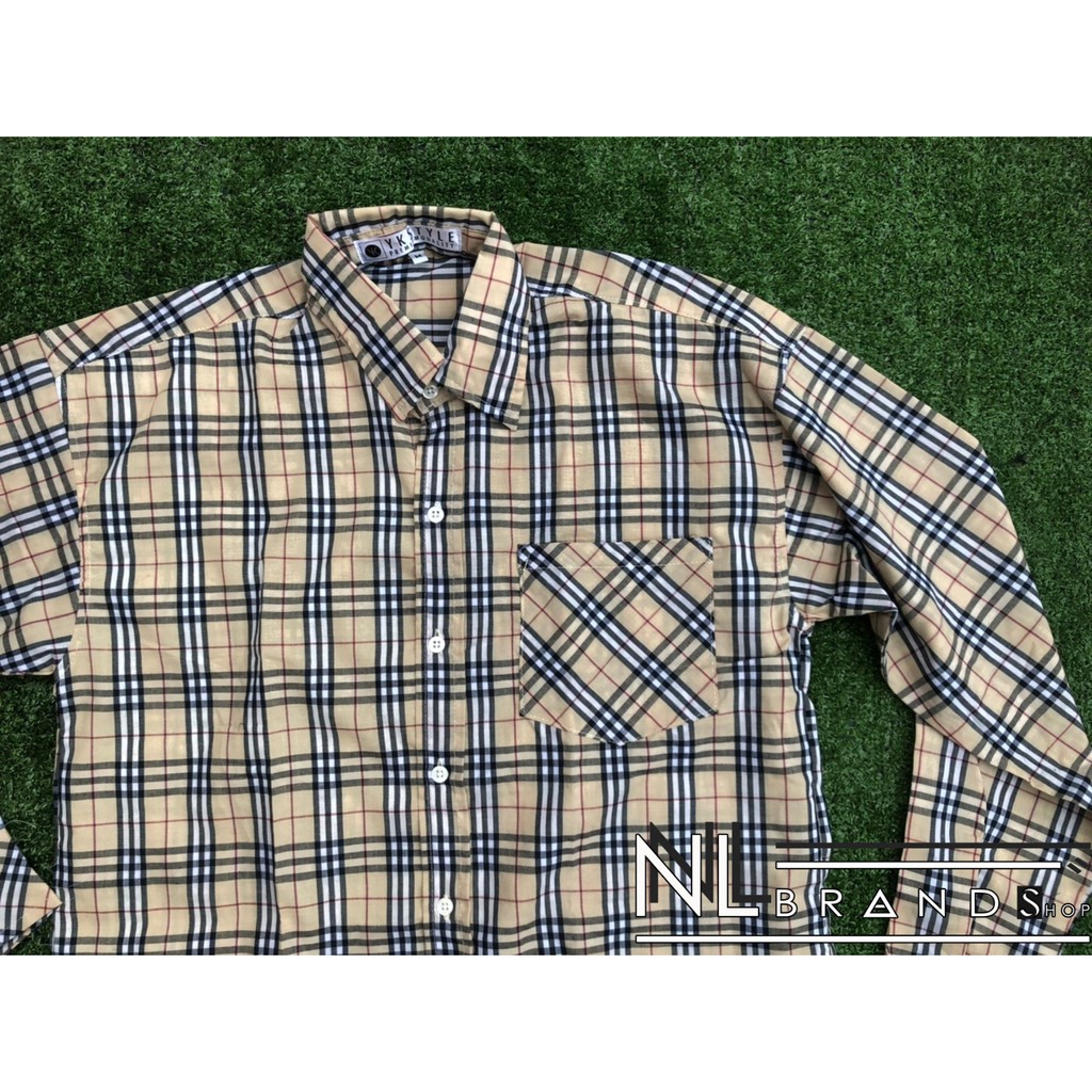 Jual Square Pattern shirt / KEMEJA idol KPOP / FLANNEL PATTERN PREMIUM ...
