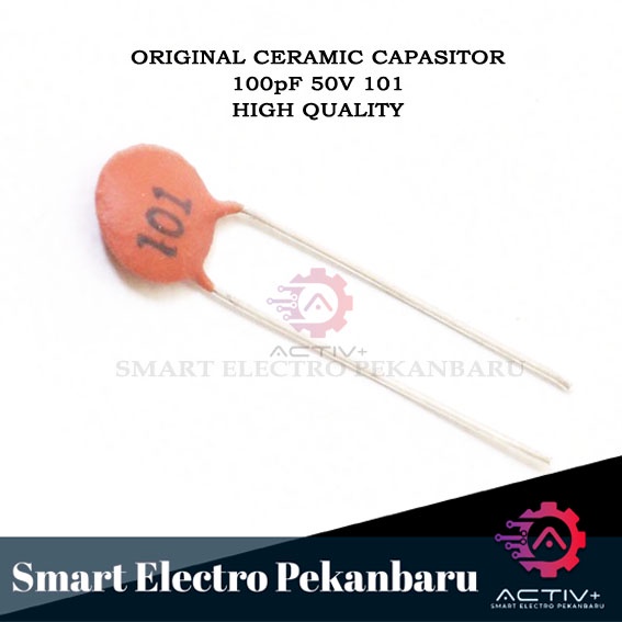 Jual ORIGINAL CAPACITOR CERAMIC 101 100pf 100V KAPASITOR KERAMIK ...