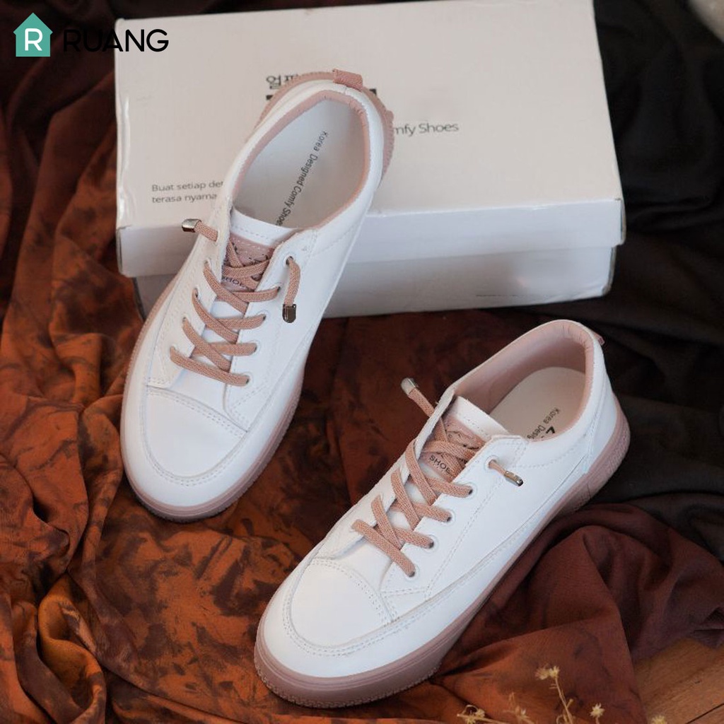 Jual Korea Design - Sepatu Casual PU Karet sepatu sniker | sneakers ...