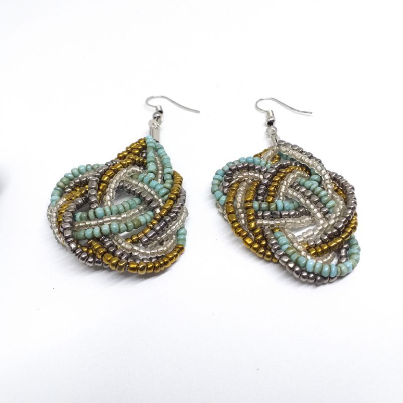 Jual Anting Etnik Manik Monte Handmade Khas Bali (Mexican Keppang Style ...