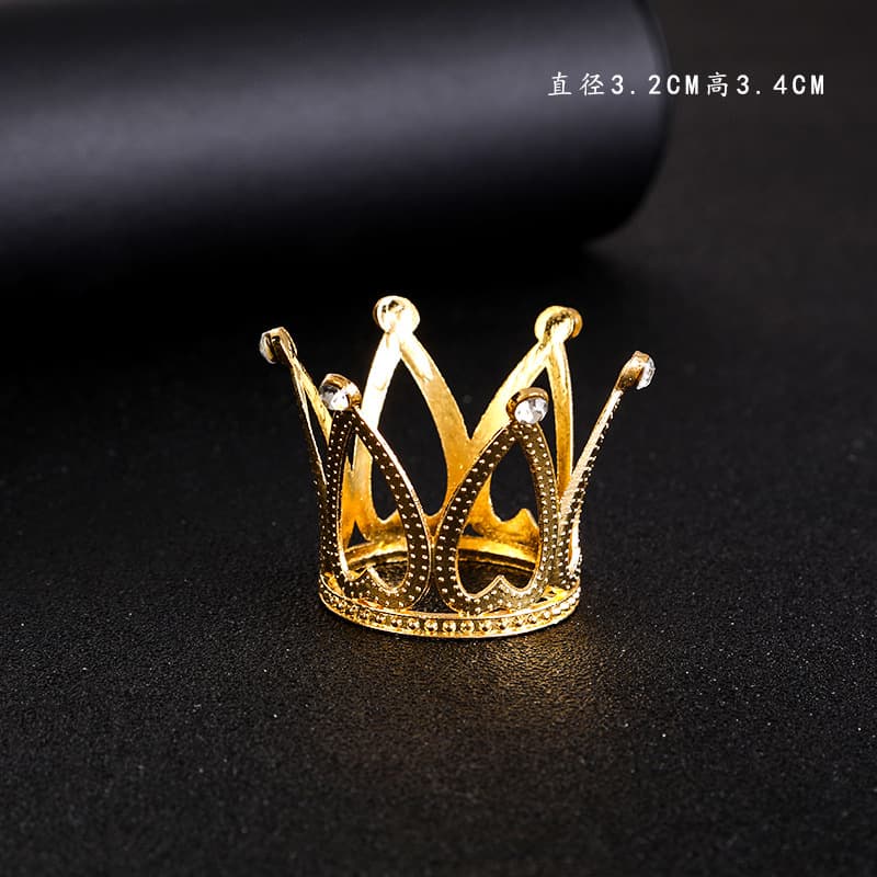 Jual topper kue pearl crown/ topper bulu ,topper mahkota /lampu LED ...