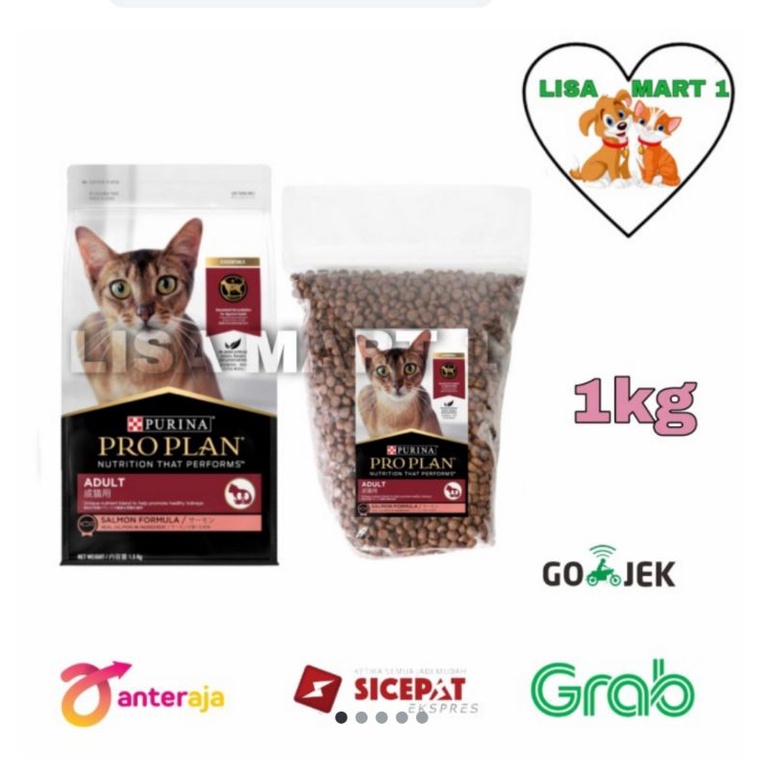 Jual Proplan/Pro Plan Salmon Adult repack 1kg | Shopee Indonesia