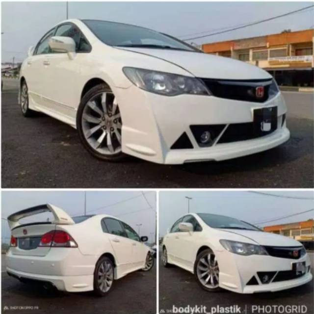 Jual Bodykit honda civic fd mugen rr bahan duraflex, kondisi tanpa warna PNP dan berkualitas ...