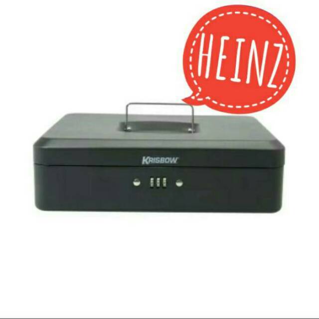 Jual KRISBOW CASH BOX ANGKA KOMBINASI 12 INCH KOTAK BRANKAS MINI TEMPAT ...