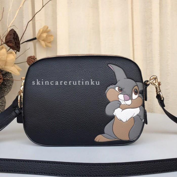 Jual Coach X Disney Thumper Camera Bag In Signature Black - ORIGINAL ...