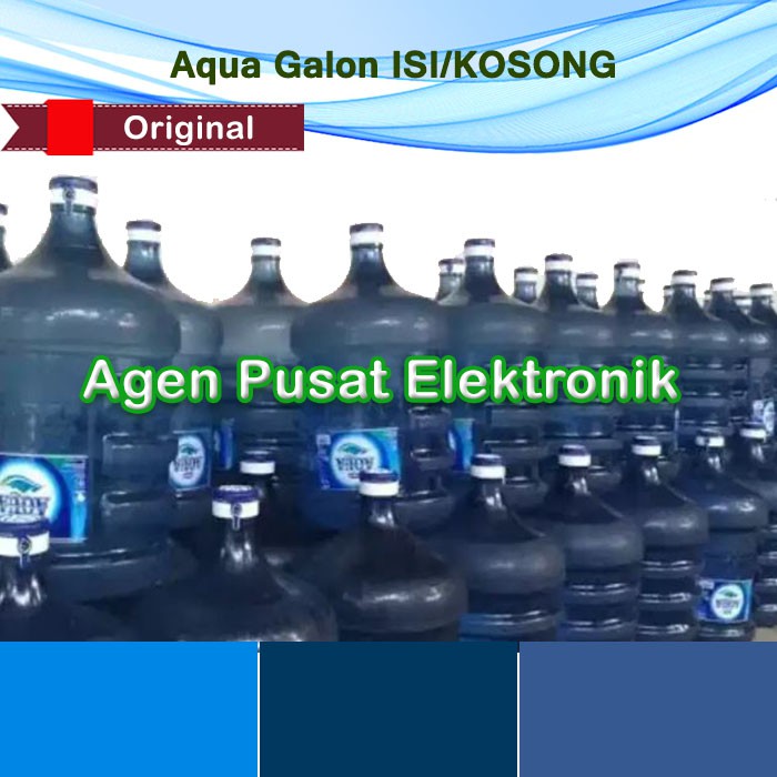 Jual Aqua Galon + ISI 19 Liter Segel Asli Original Air Minum | Shopee ...