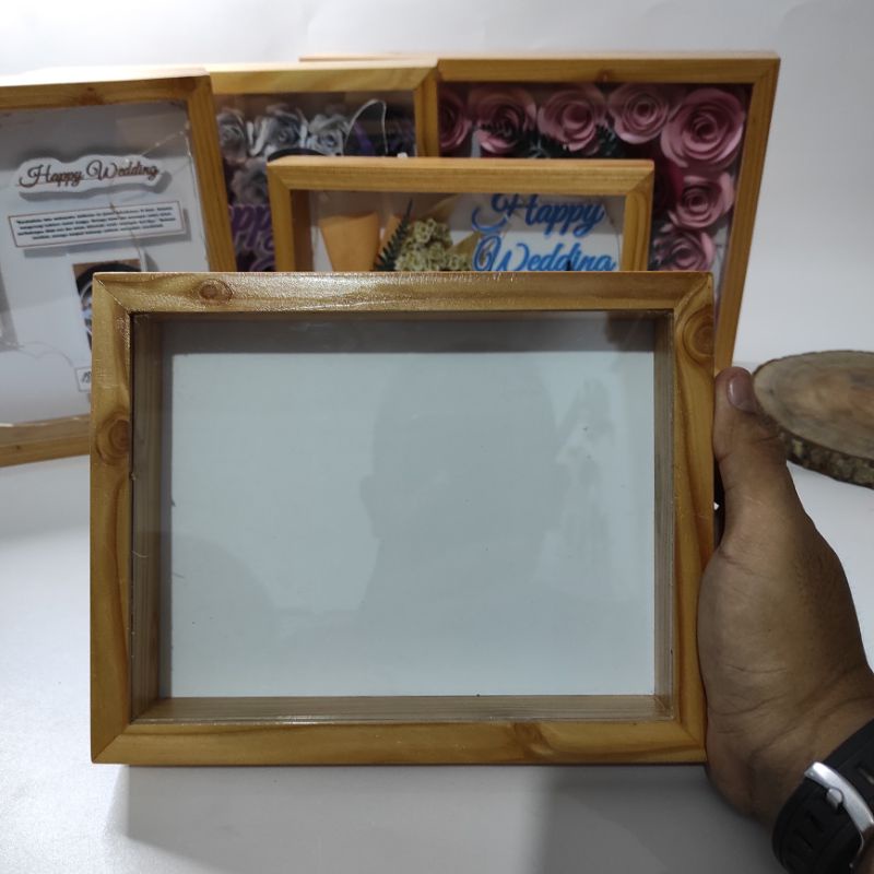 Jual PIGORA 3D kayu jati belanda / pigora rustic / pigora akrilik ...