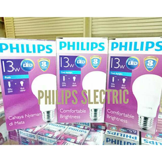 Jual LAMPU LED PHILIPS 13 WATT 13WATT 13 W 13W | Shopee Indonesia