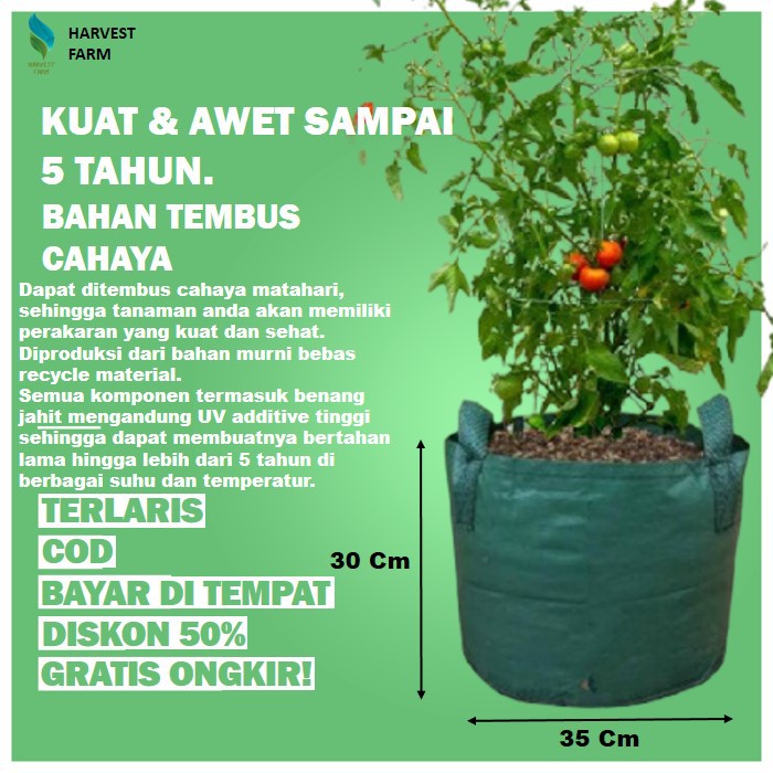 Jual Pot Tanaman Planter Bag Pot Besar Pot Bunga Besar PlanterBag ...