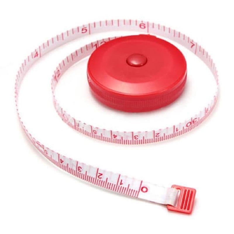 Jual METERAN MINI BULAT 150CM / METERAN BAJU MINI BULAT ROLL / METERAN ...