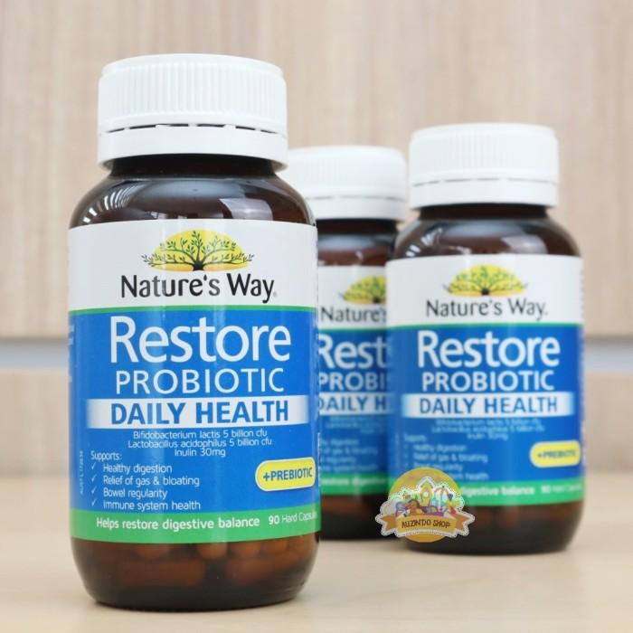 Jual READY Natures Way Restore Probiotic Daily Health + Prebiotic 90 ...