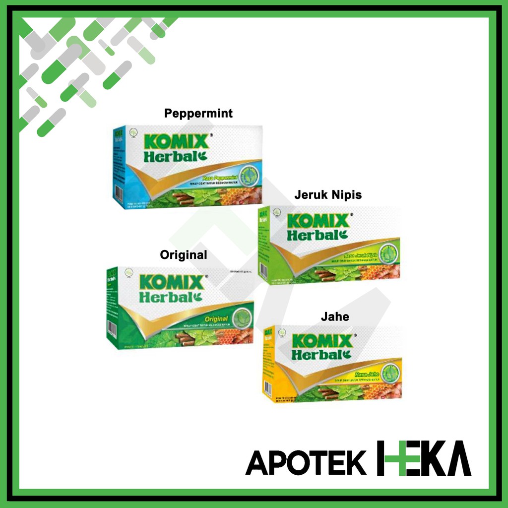Jual Komix Herbal Sachet 15 ml Box isi 6 | Shopee Indonesia